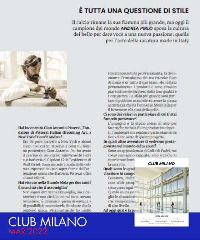 PRESS RELEASE – PISTERZI - USA